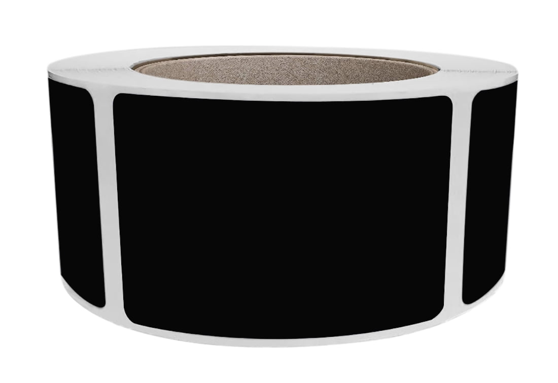 Royal Green Rectangular Stickers Labels 3x2 inch (76mm x 51mm) Black ...