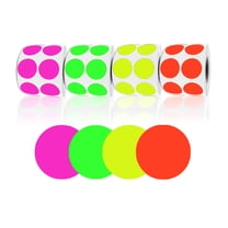 Royal Green Colored Code Labels 0.375 inch Round Dot Sticker 3/8 Circle ...