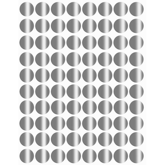 Royal Green Round Dot Stickers Small, Circle Metallic Labels Stickers ...