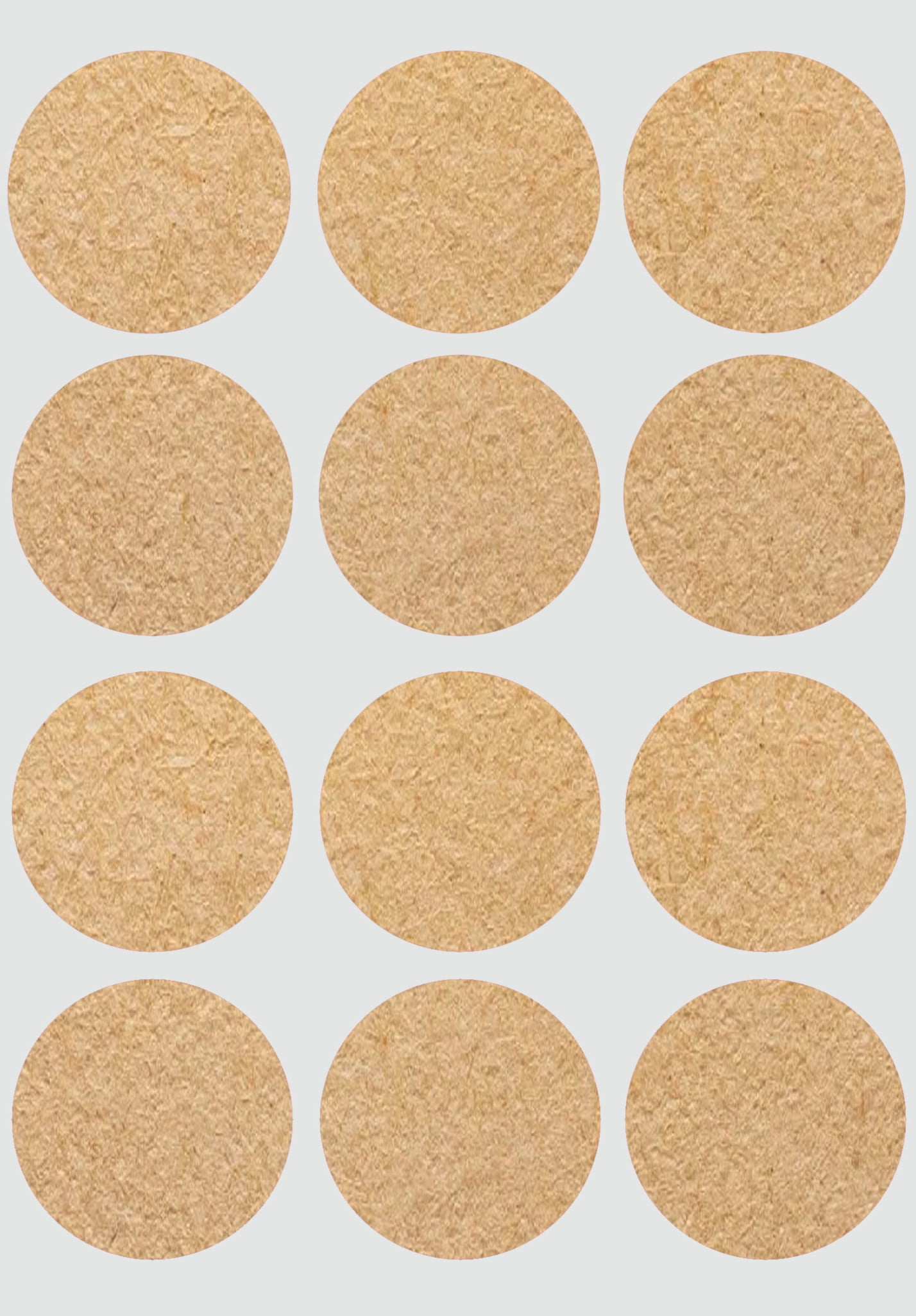 Royal Green Round Gift Labels 1.5 inch Kraft Stickers for Labeling ...