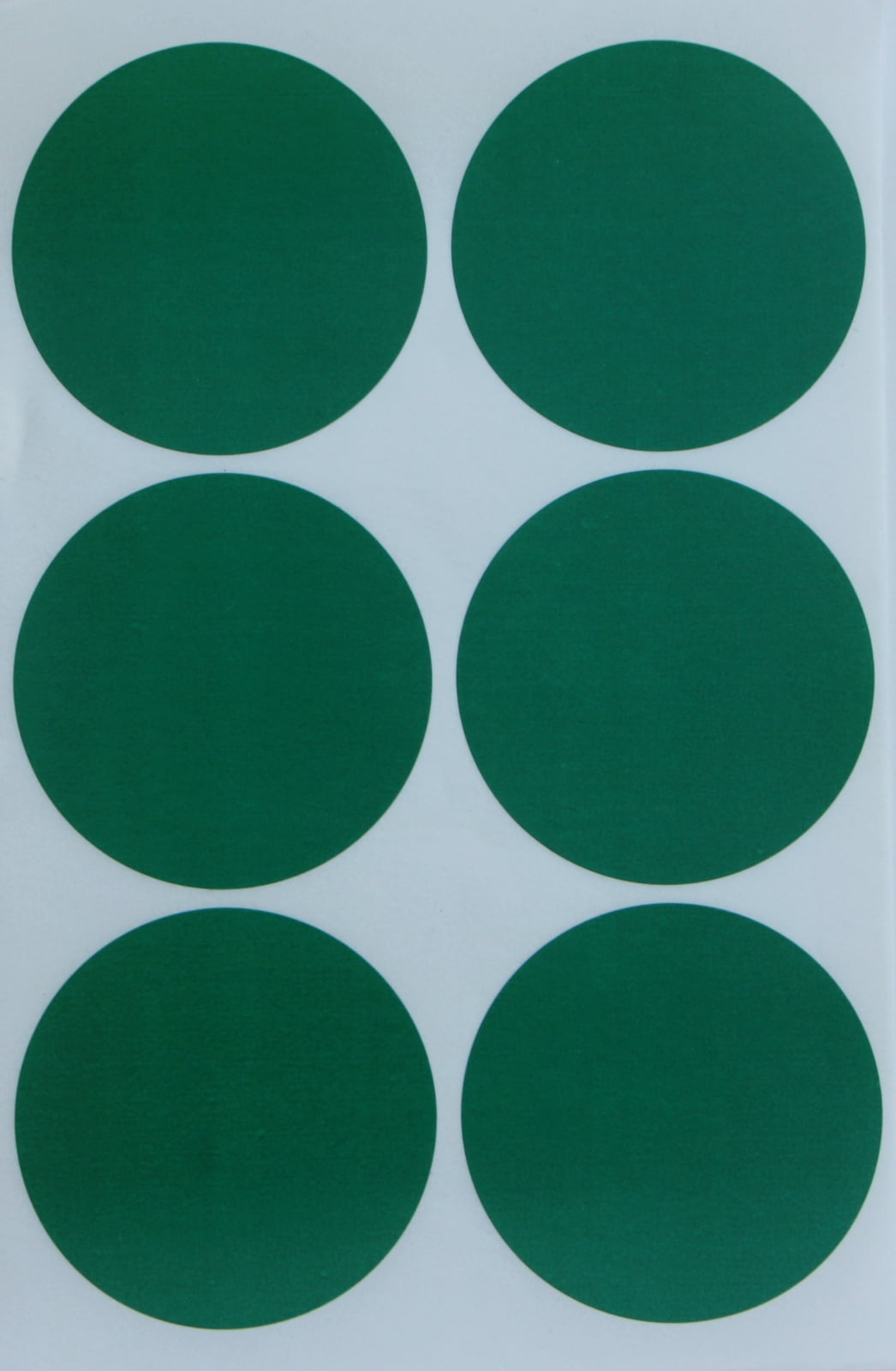 Royal Green Round Sticker Dot Labels 50mm 2 inch - Permanent Adhesive ...