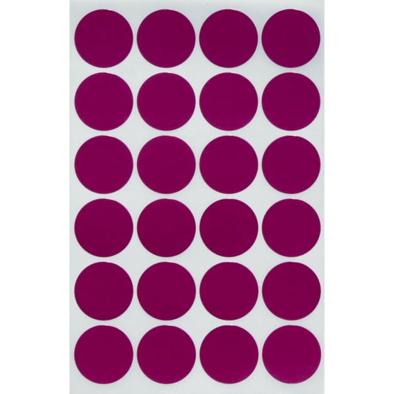 Royal Green Round Stickers Colored Labels - Purple Sticker dots 25mm ...