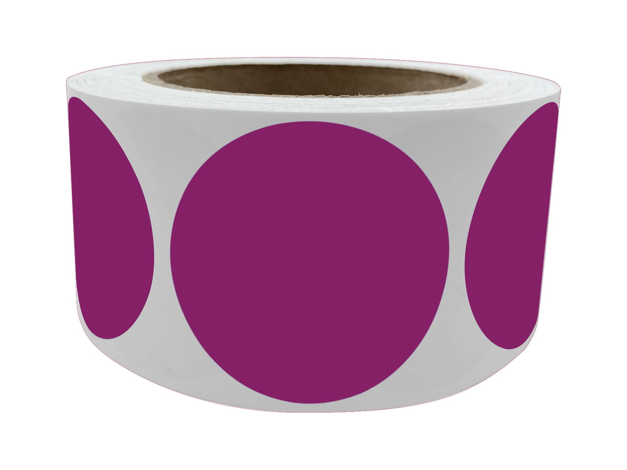 Royal Green Self Adhesive Sticker Roll 2 inch Colored Labels in Purple ...