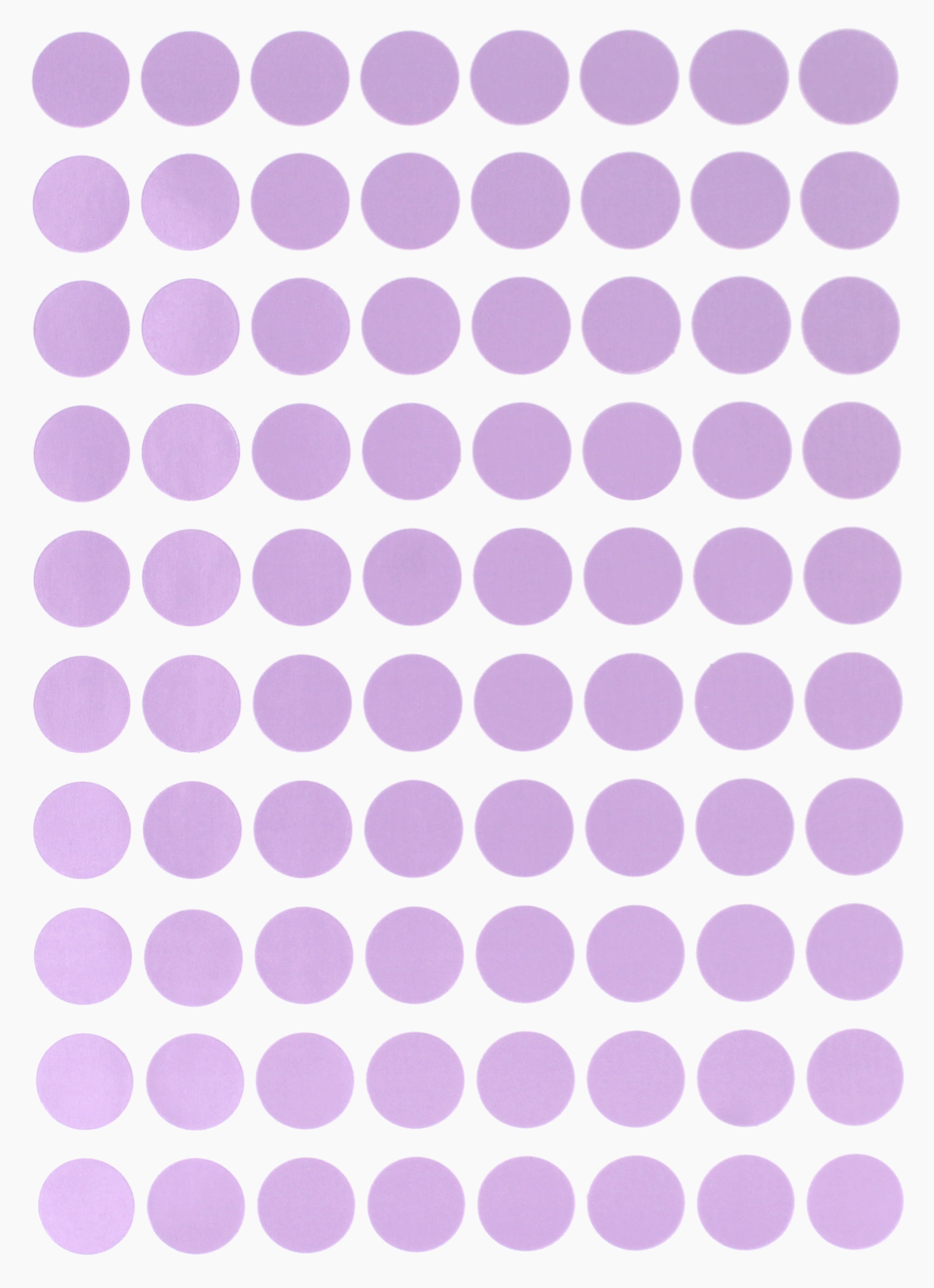 Royal Green Small Circle Labels 1/2 inch Pastel Purple Dot Stickers ...