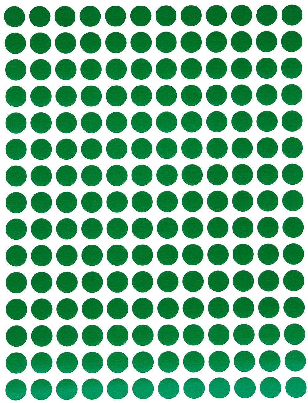 Royal Green Small Dot Stickers ¼” inch 8mm (5/16) Color Coding Labels ...
