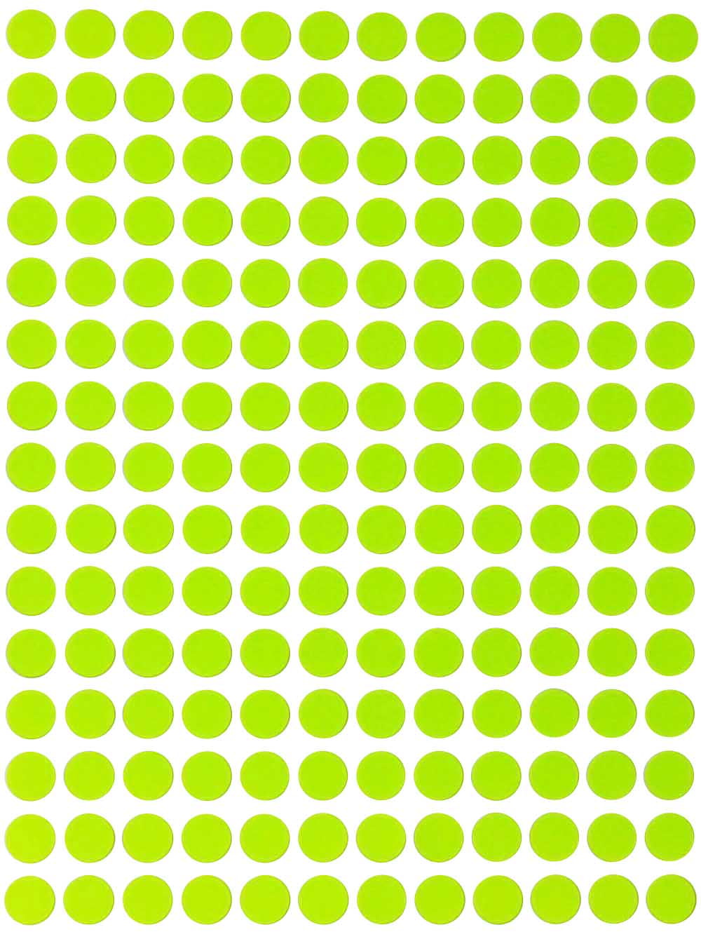 Royal Green Small Sticker Dots ¼” 8mm 5/16 Colored Small Dot Stickers ...