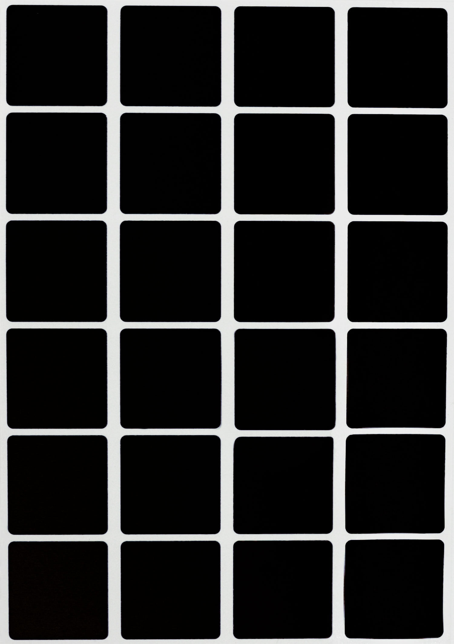 Royal Green Square Stickers Labels for All Purpose 1" inch - Self ...