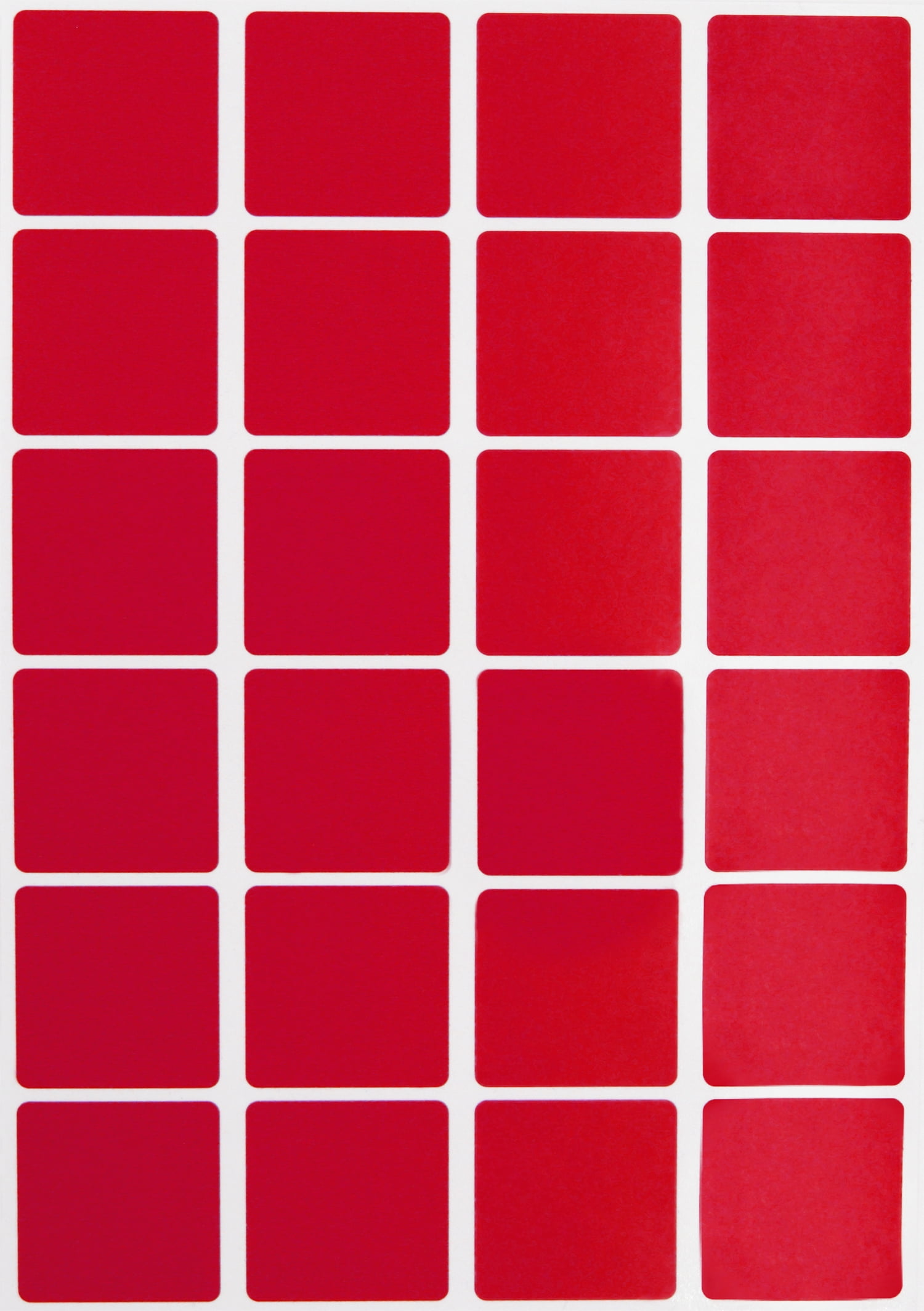 Royal Green Square Stickers Labels for All Purpose 1" inch - Self ...