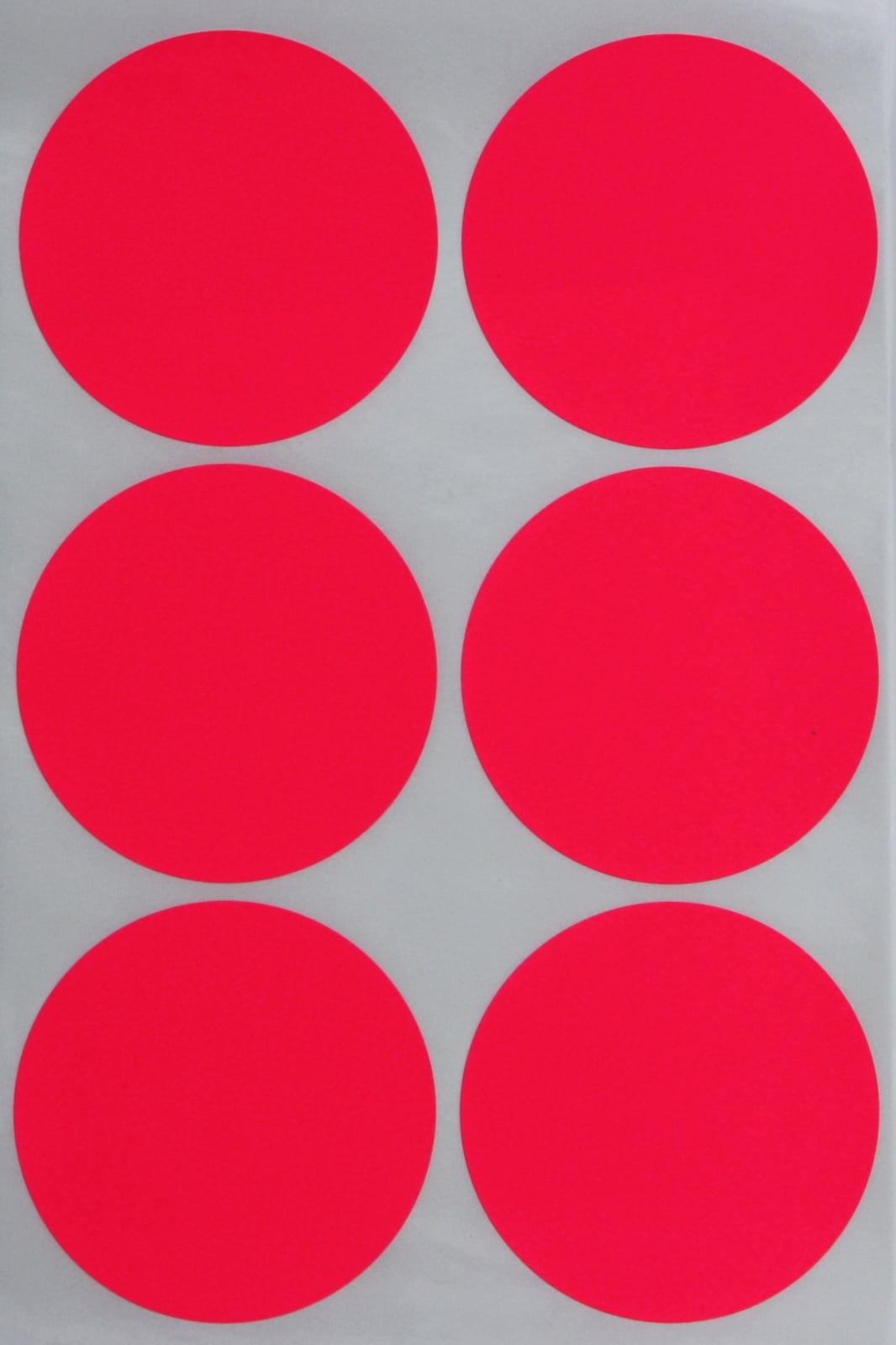 Royal Green Sticker Label Bulks for Inventory and Labeling in Neon Red ...