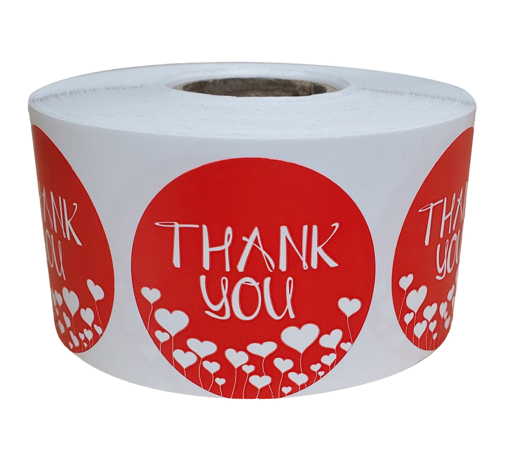 Royal Green Thank You Label Sticker Roll 1.5 Round Sealing Stickers for ...