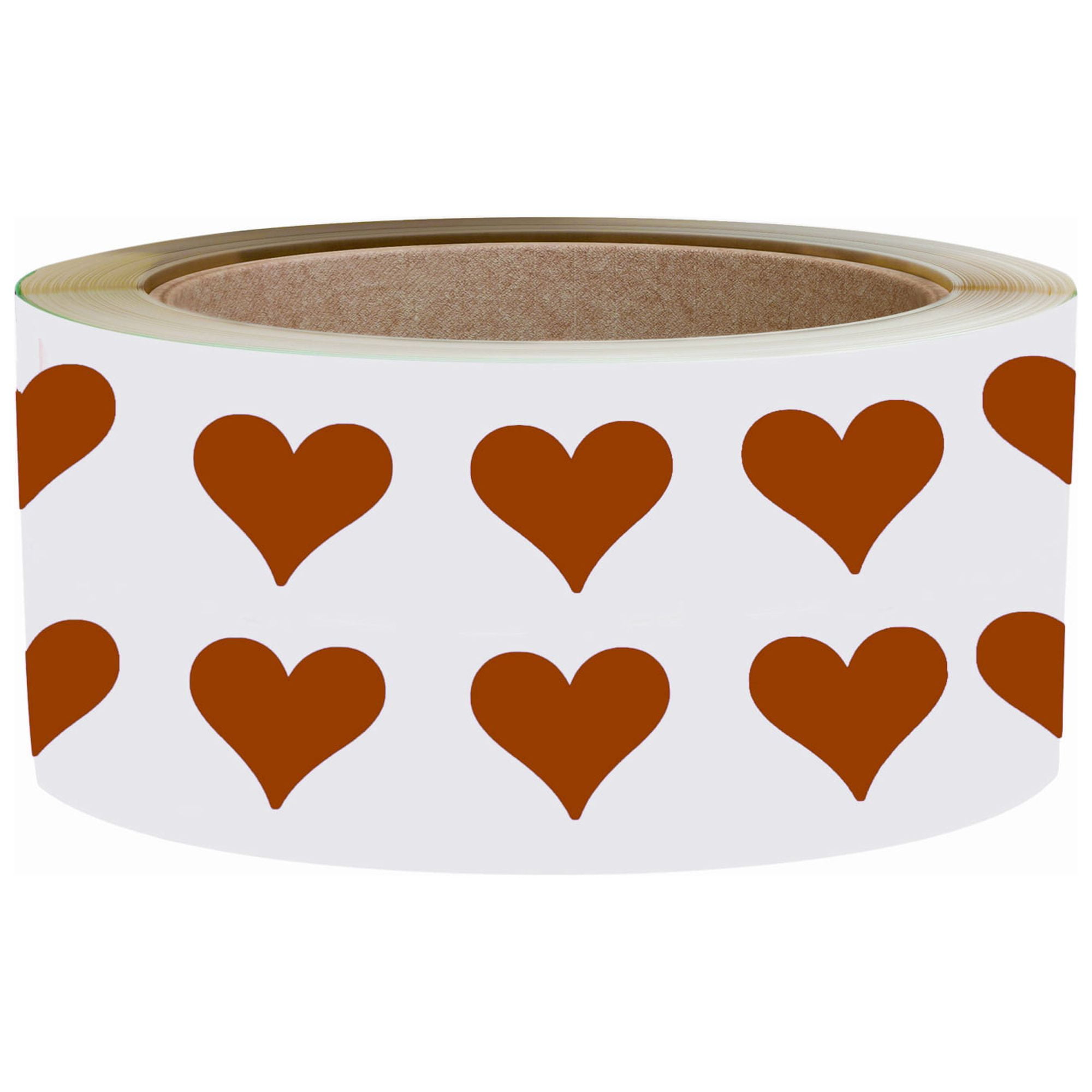 Royal Green Tiny Hearts Stickers for Envelopes Labels for Arts, Crafts ...