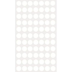 White Circle Stickers
