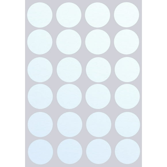 White Circle Stickers