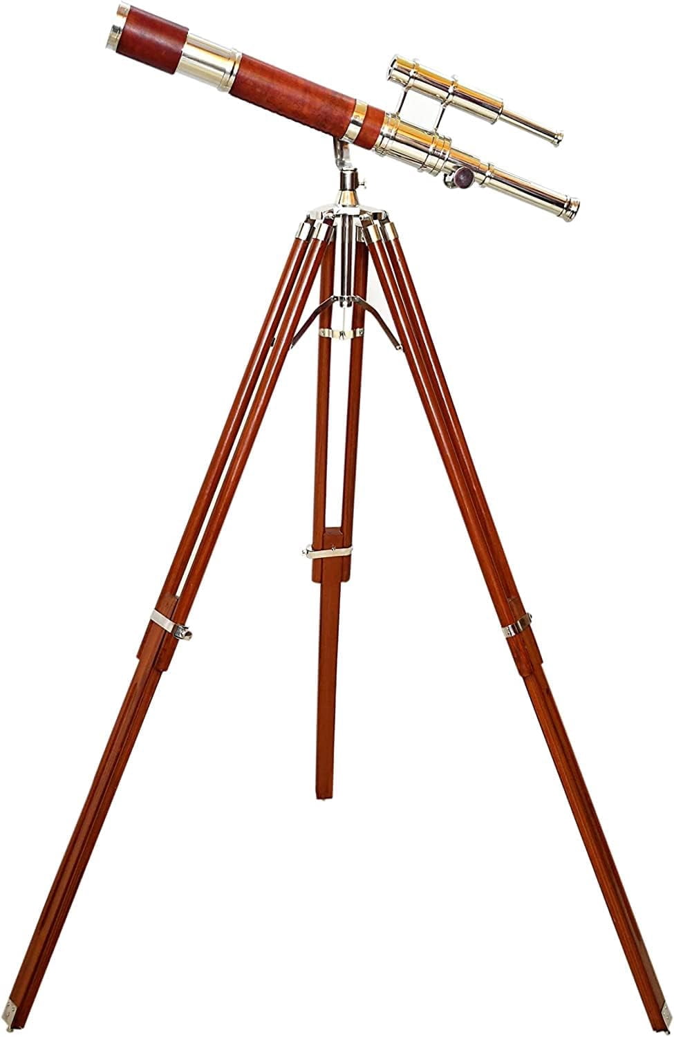 Royal Handmade High Magnification Tube Double Barrel Telescope Moon Arc ...