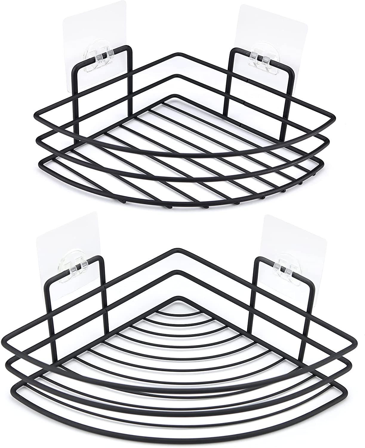 Royal House 2-Pack Stainless Steel Corner Shower Caddy Shelves, Corner ...