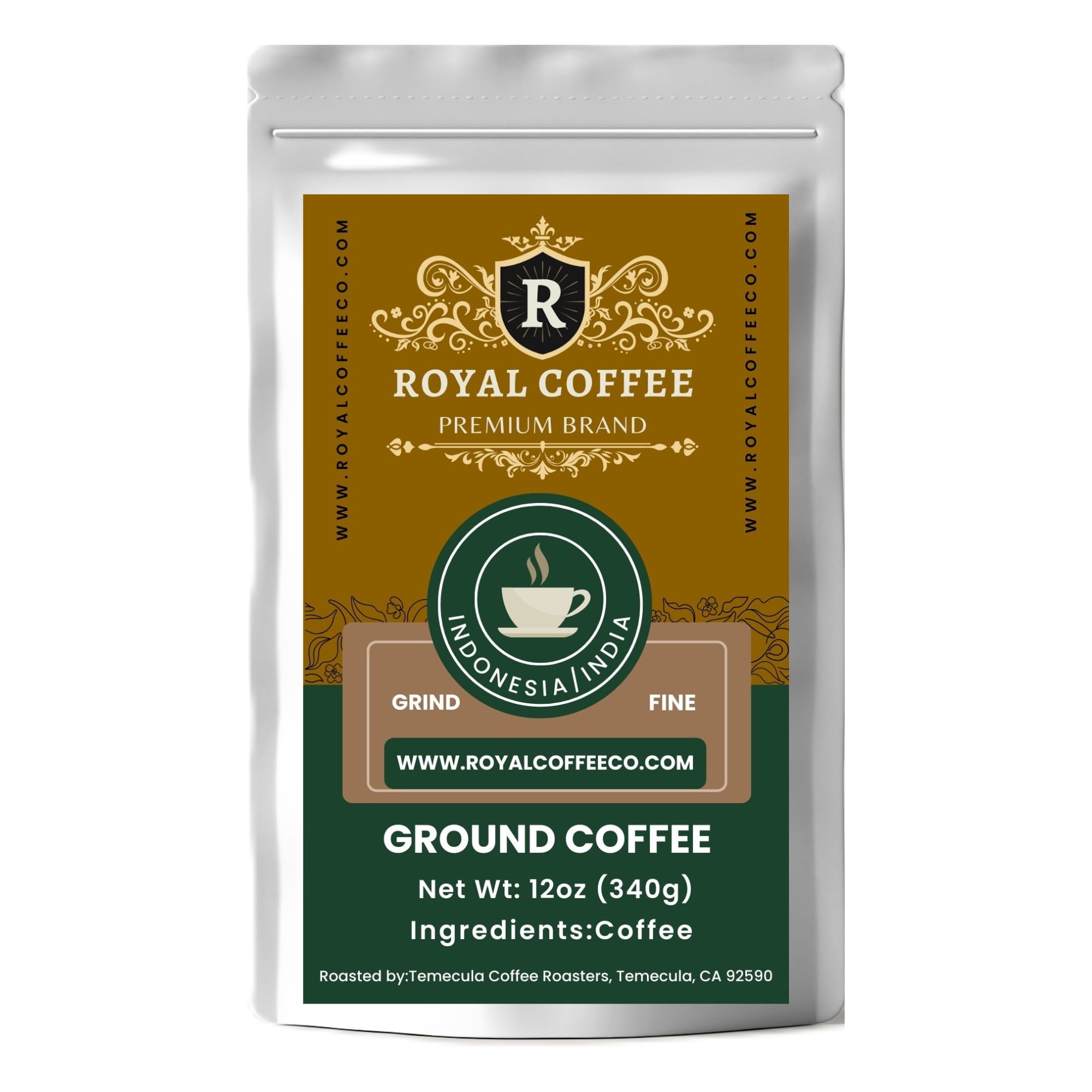 Royal Indonesia/India Freshly Roasted Single Origin Coffee, (Indonesia ...