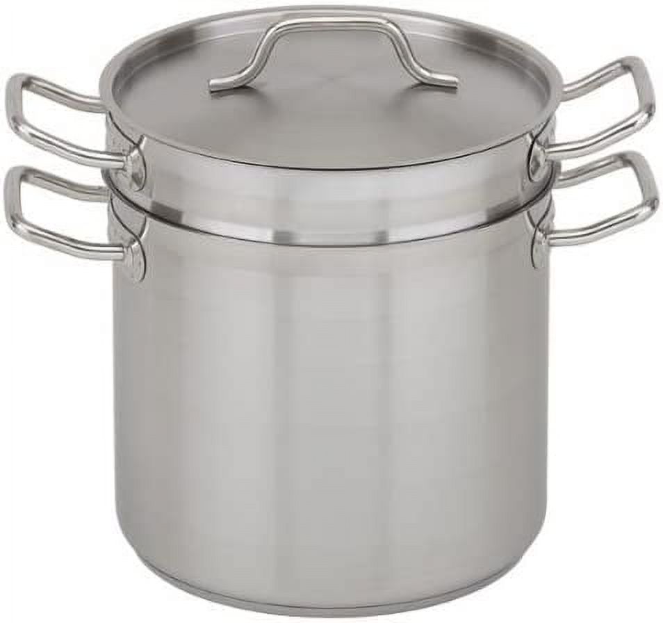 Royal Industries Double Boiler with Lid, 20 qt, 11.8" x 11.4" HT ...