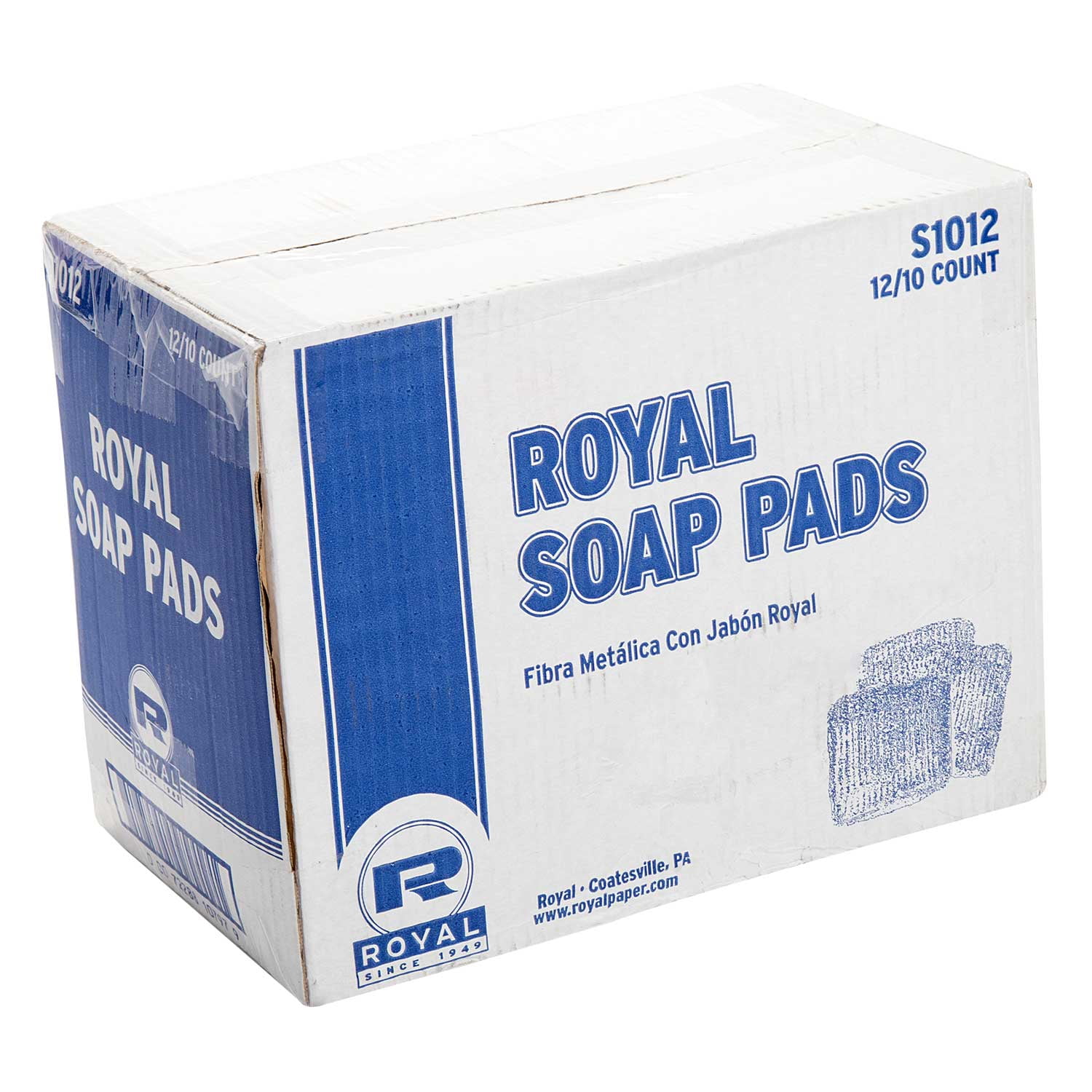 Royal Institutional Soap Pads, 10 count per pack -- 12 per case ...