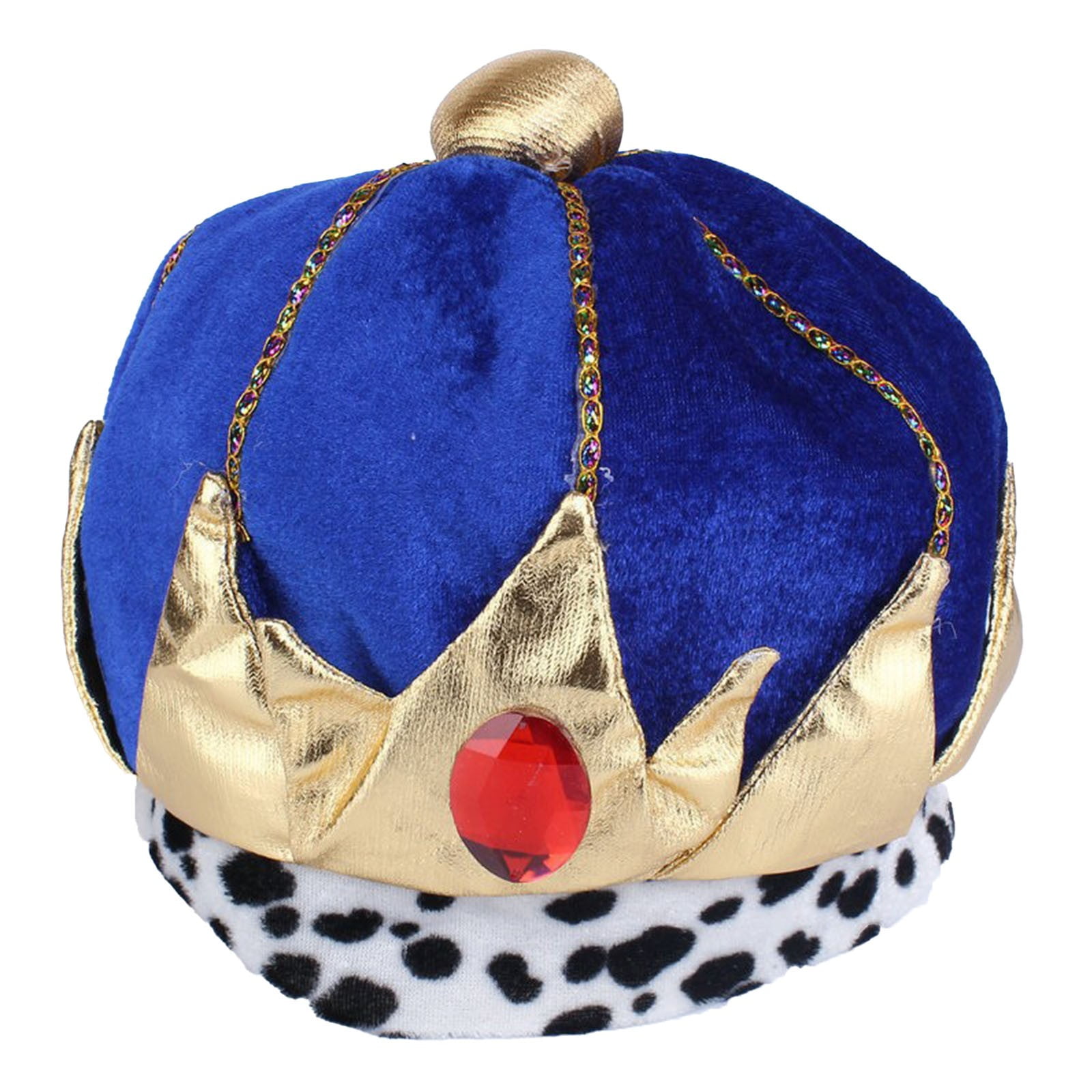 Royal Jeweled King'S Crown For Unisex Birthday Halloween Costume Hats ...