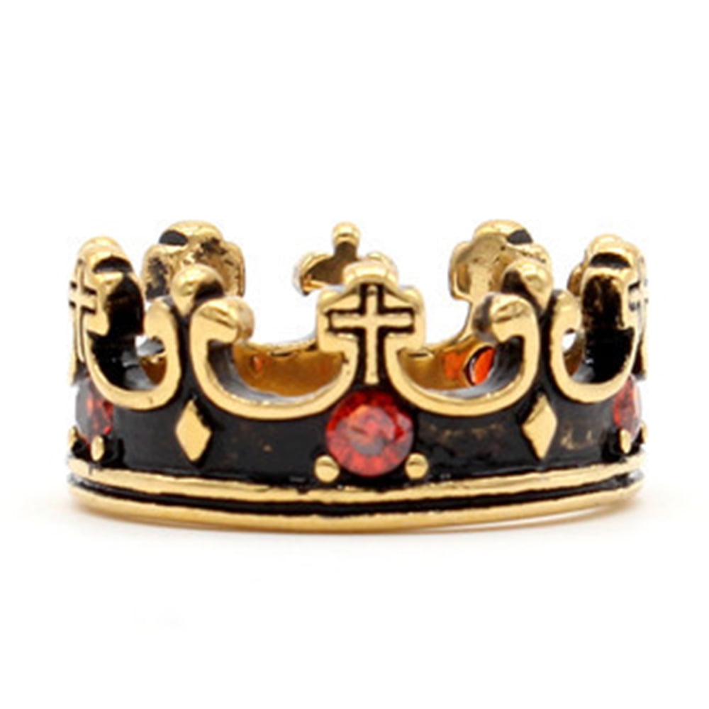 Royal King Knight Crown Ring for men - Walmart.com