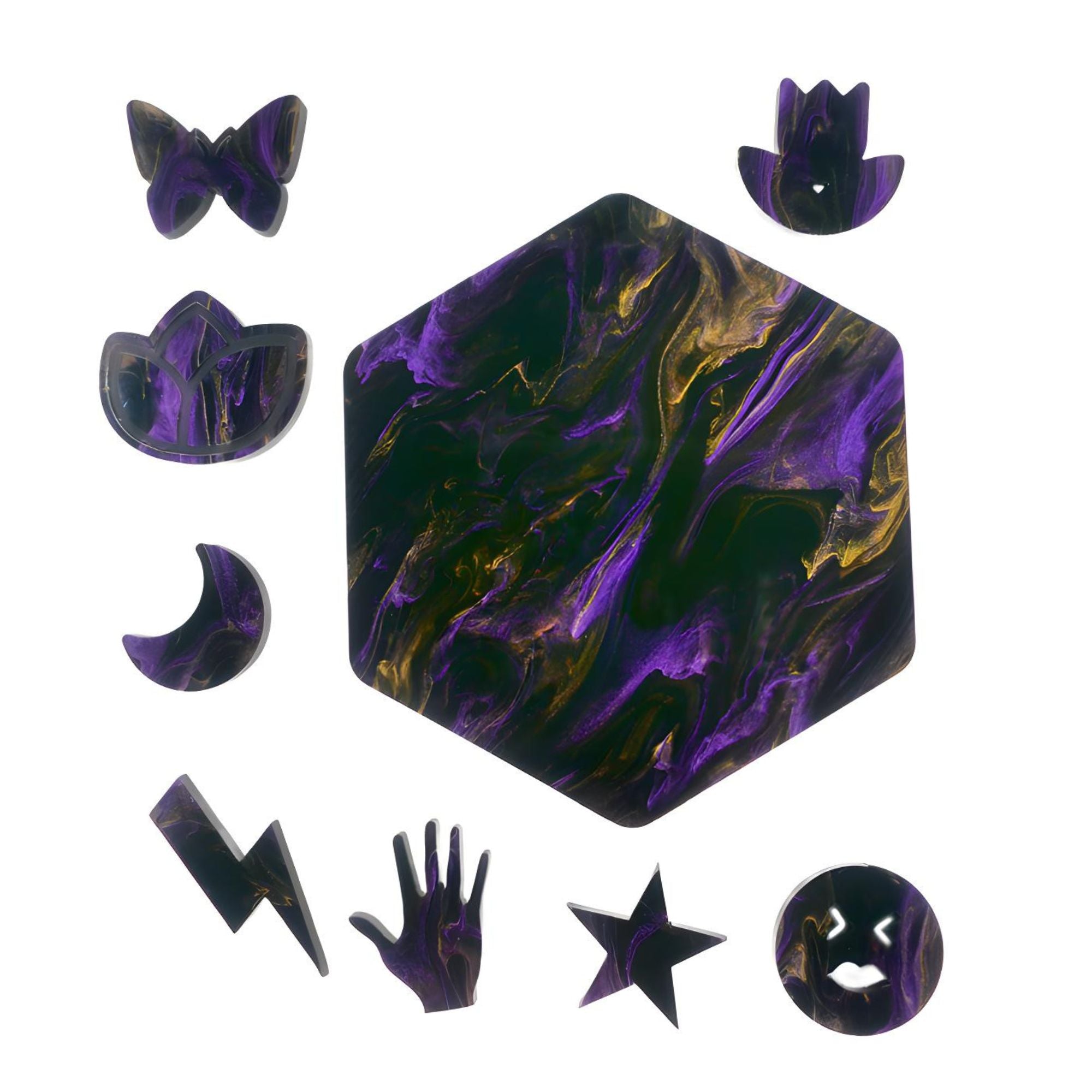 Royal Kingdom Shimmer Marble Pattern Acrylic Sheet - Walmart.com
