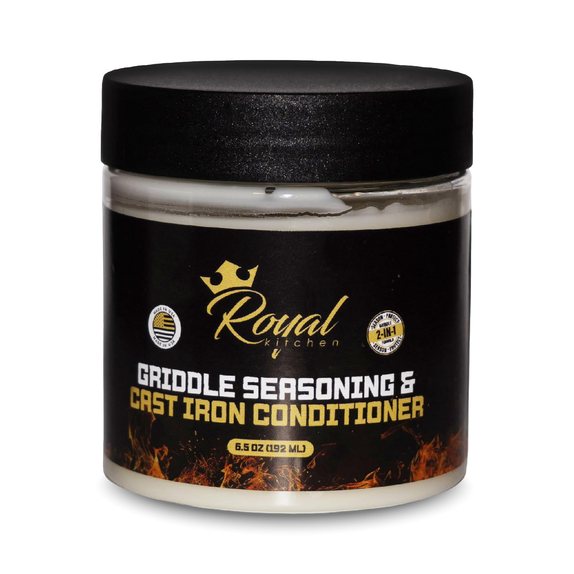 Royal Kitchen Cast Iron BCF26 & Carbon Steel Seasoning For Restoring ...