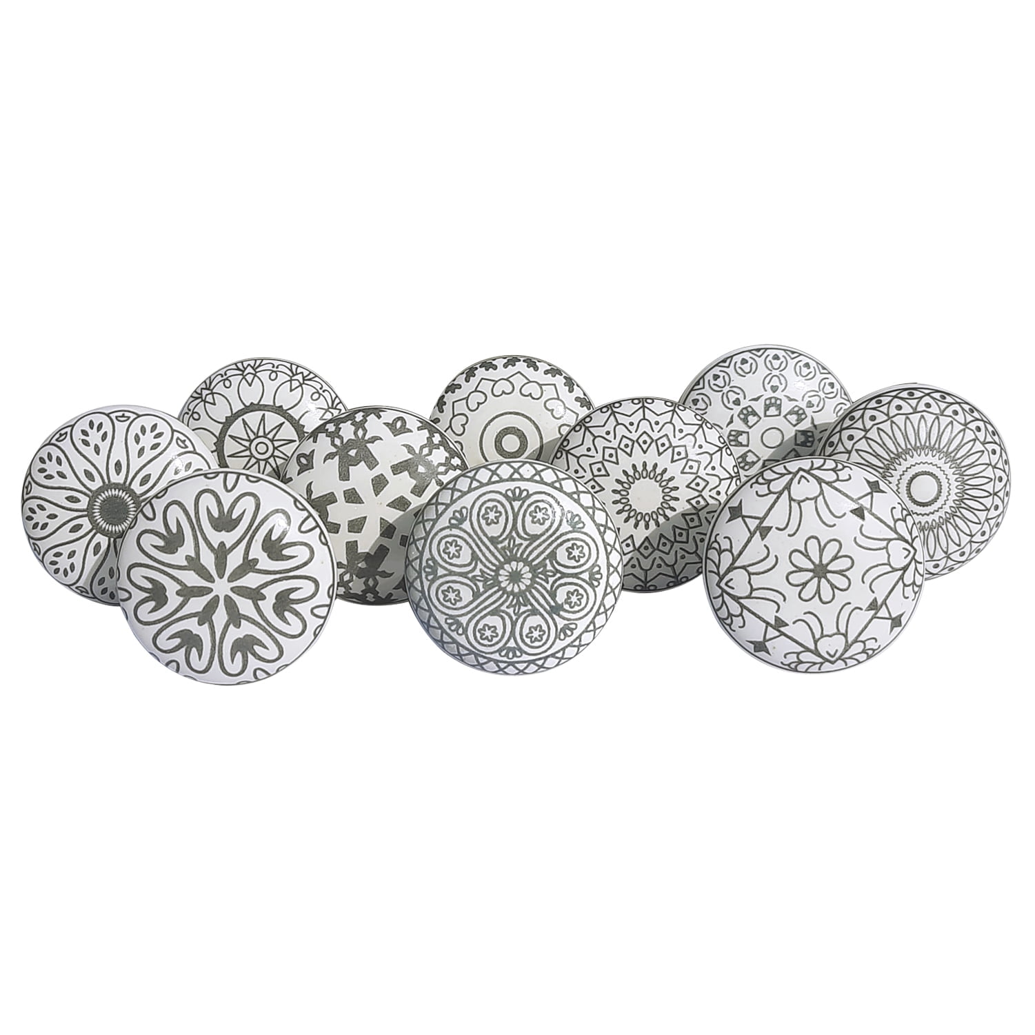 Royal Kraft Vintage Ceramic Pull Knobs for Kitchen Cabinet, Door ...