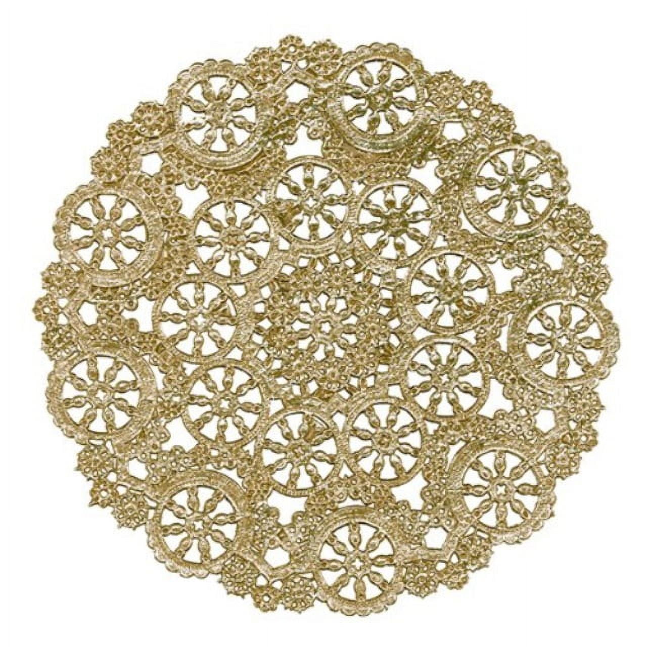 Royal Lace Round Foil Doilies, Gold, 12-Inch, 6 Foils per pack (B26512 ...