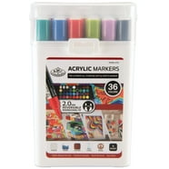Royal & Langnickel Azure 24pc Dual Tip Alcohol Based Artist Marker Set ...