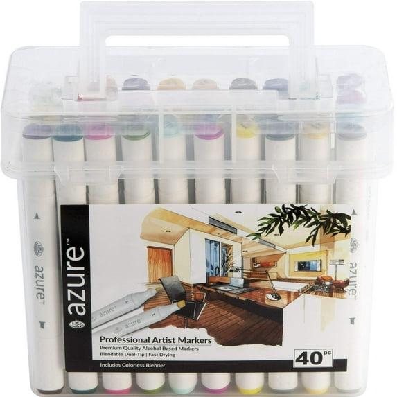 Royal & Langnickel Azure™ 40pc Color Marker Set - Walmart.com