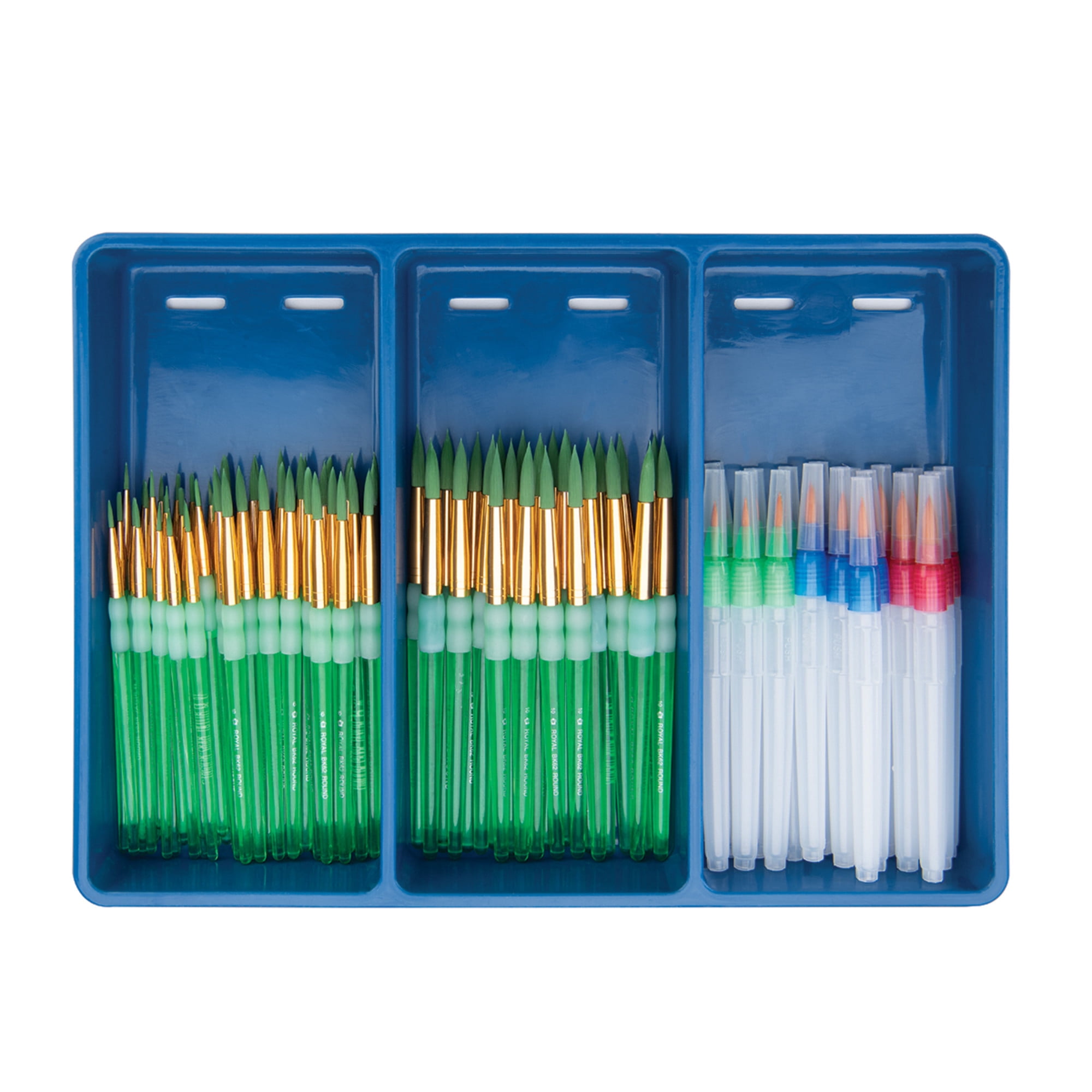 Royal & Langnickel Big Kid's Choice Classroom Brushes, Round Type ...