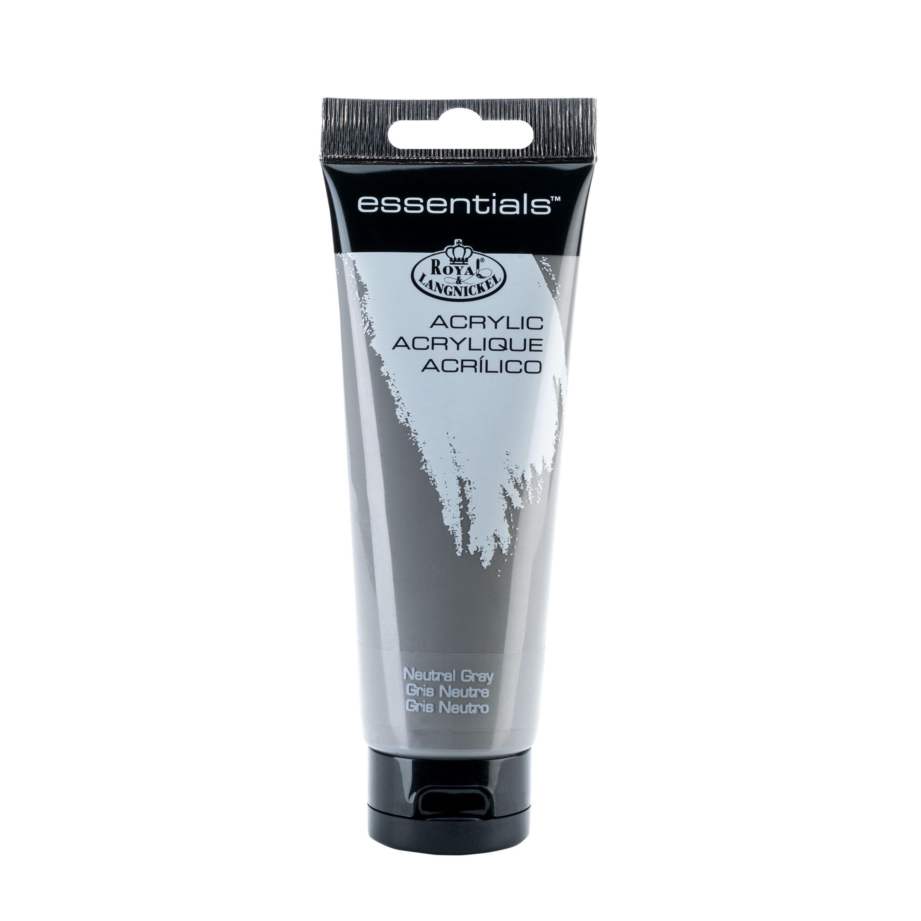 Royal & Langnickel Essentials 120ml Acrylic Paint Tube - Neutral Gray ...