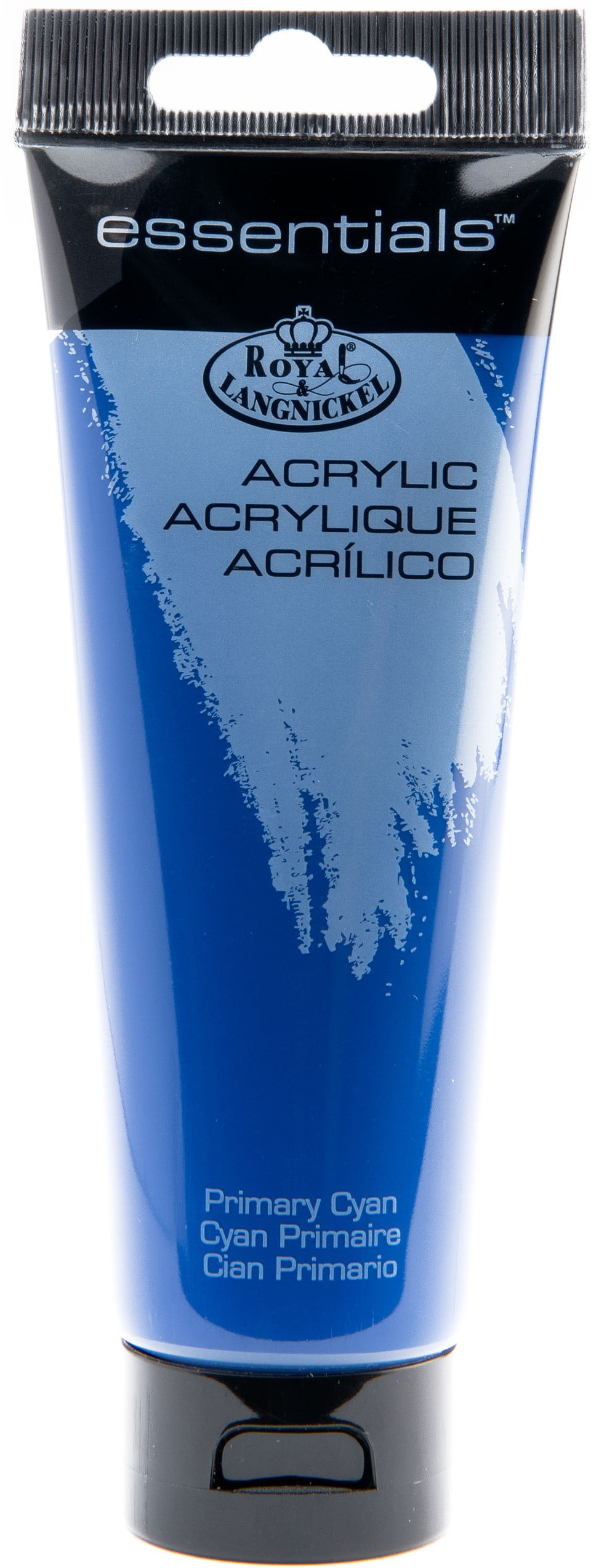 Royal & Langnickel Essentials 120ml Acrylic Paint Tube - Primary Cyan ...