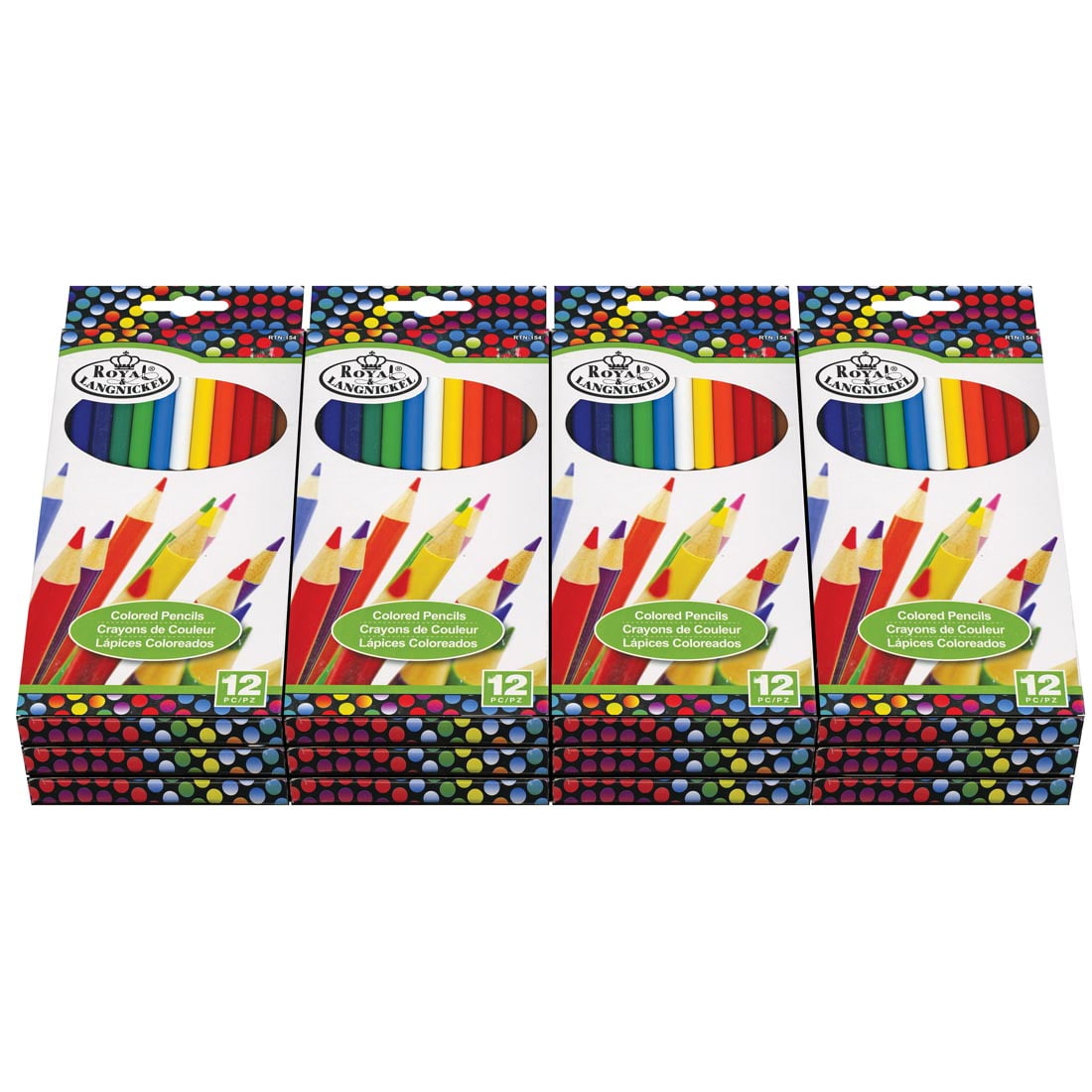 Royal & Langnickel Essentials Colored Pencils 144-Count Class Pack ...