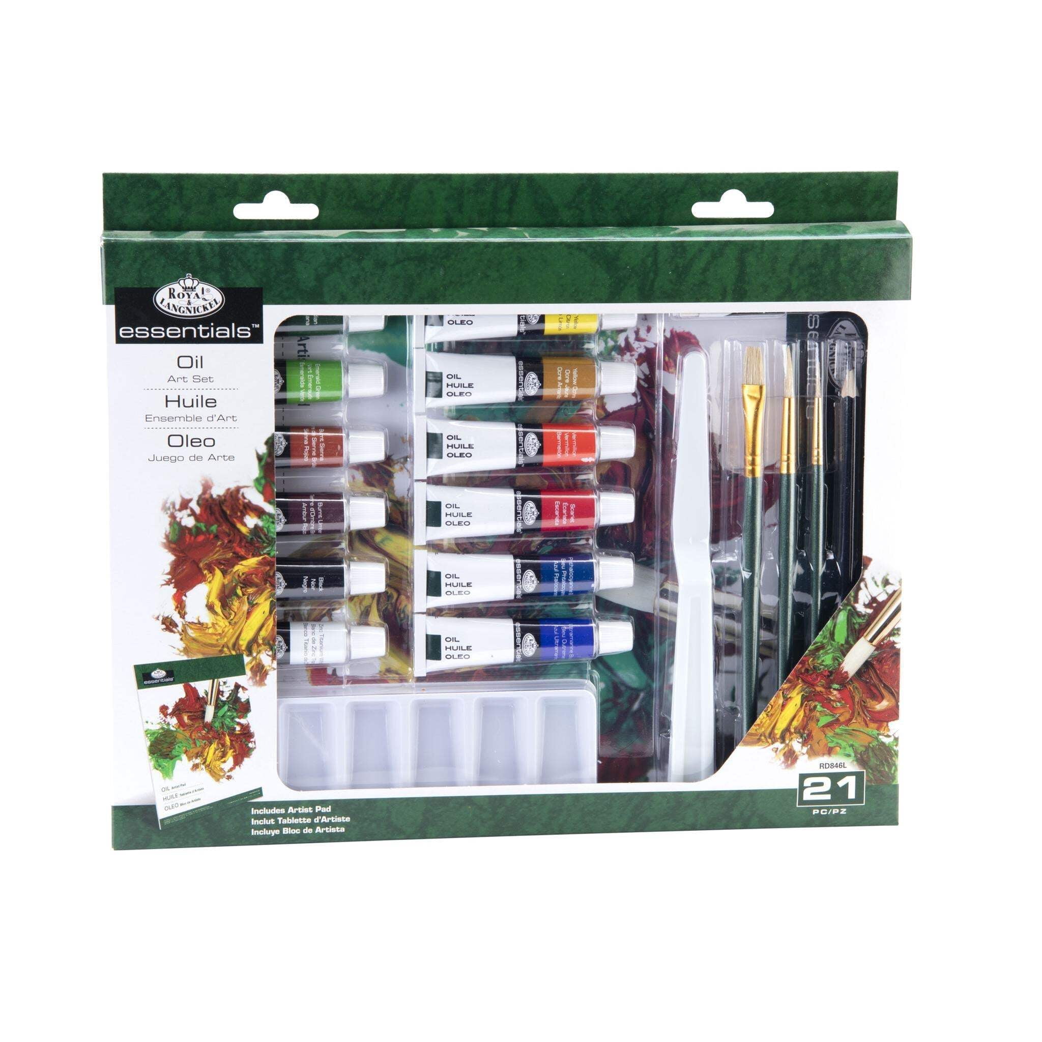 Royal & Langnickel Oil Painting Box Set, 21pc - Walmart.com
