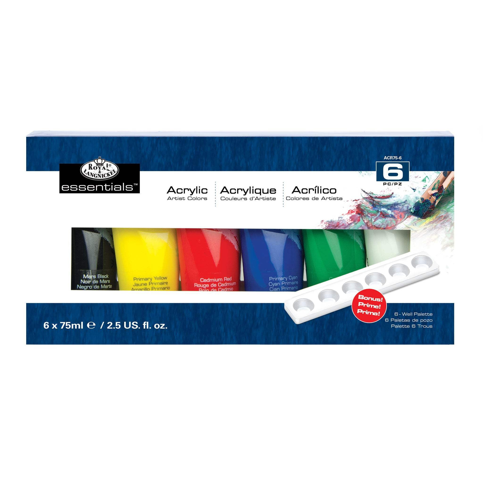 Royal & Langnickel Essentials - Non-Toxic Assorted Craft Acrylic Artist ...