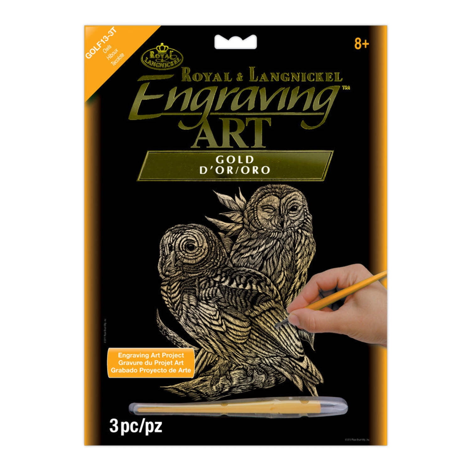 Royal & Langnickel Engraving Art™ 8" x 10" Gold Foil Projects - Walmart.com