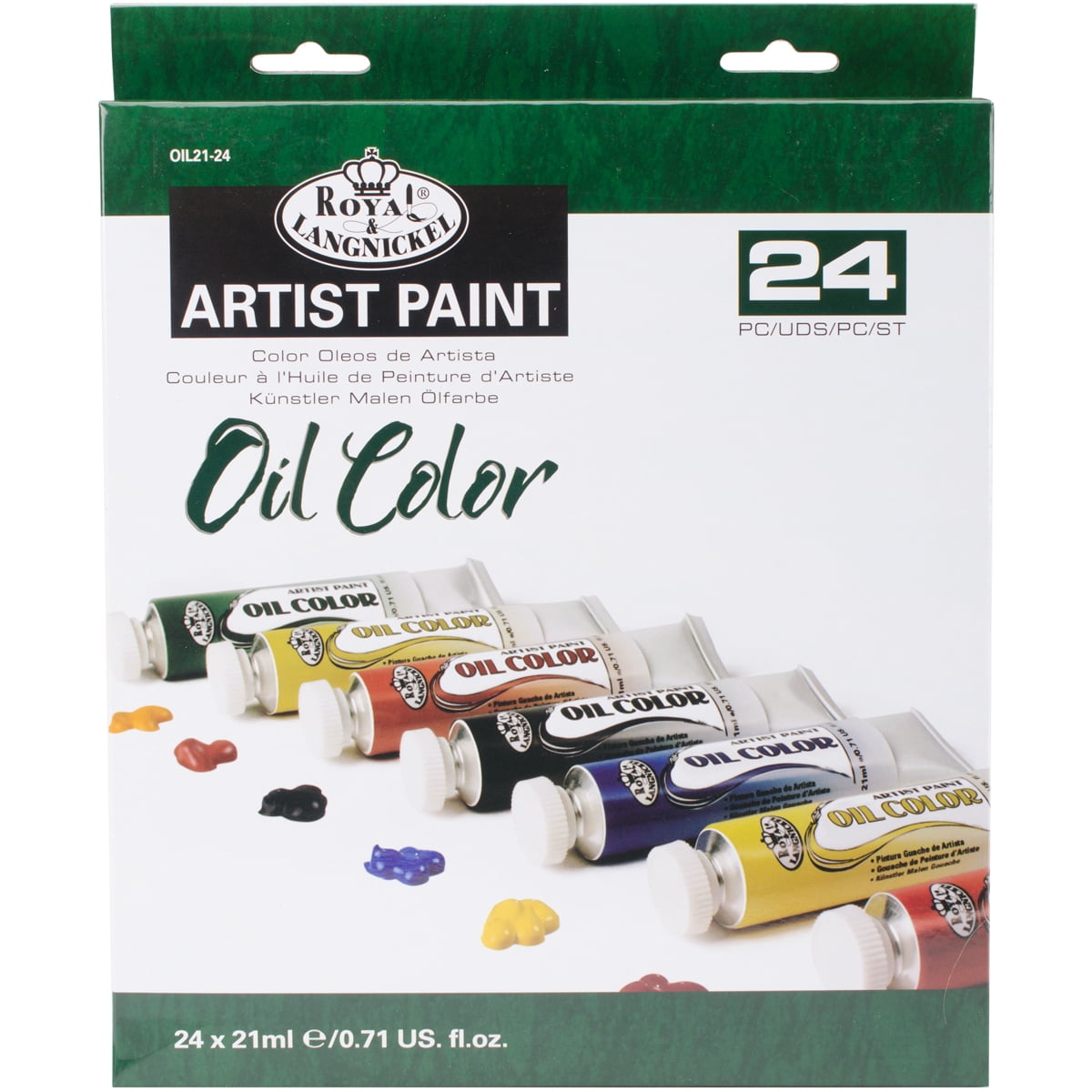 Royal & Langnickel(R) Oil Paints 21ml 24/Pkg-Assorted Colors - Walmart.com