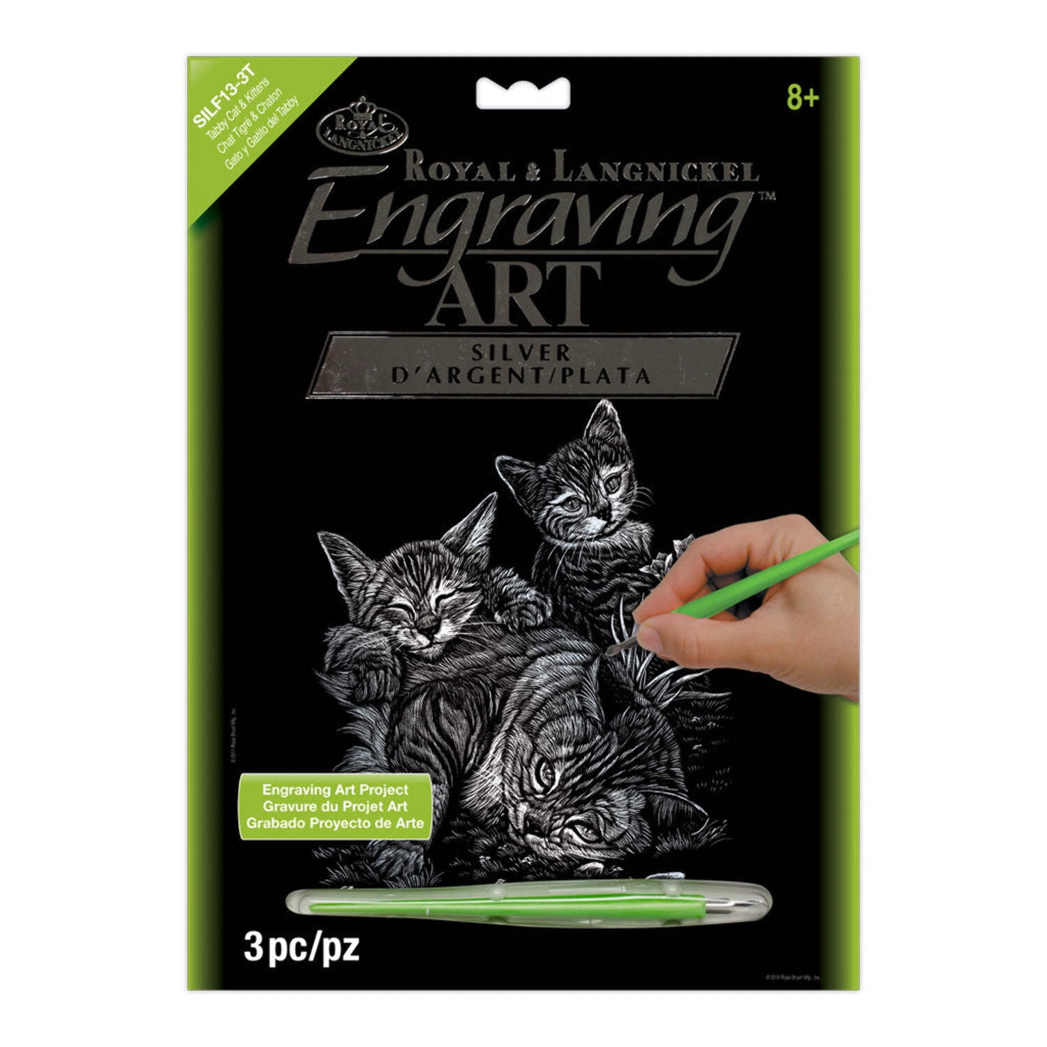 SILF Series | Engraving Art™ 8" x 10" Silver Foil Projects - Walmart.com