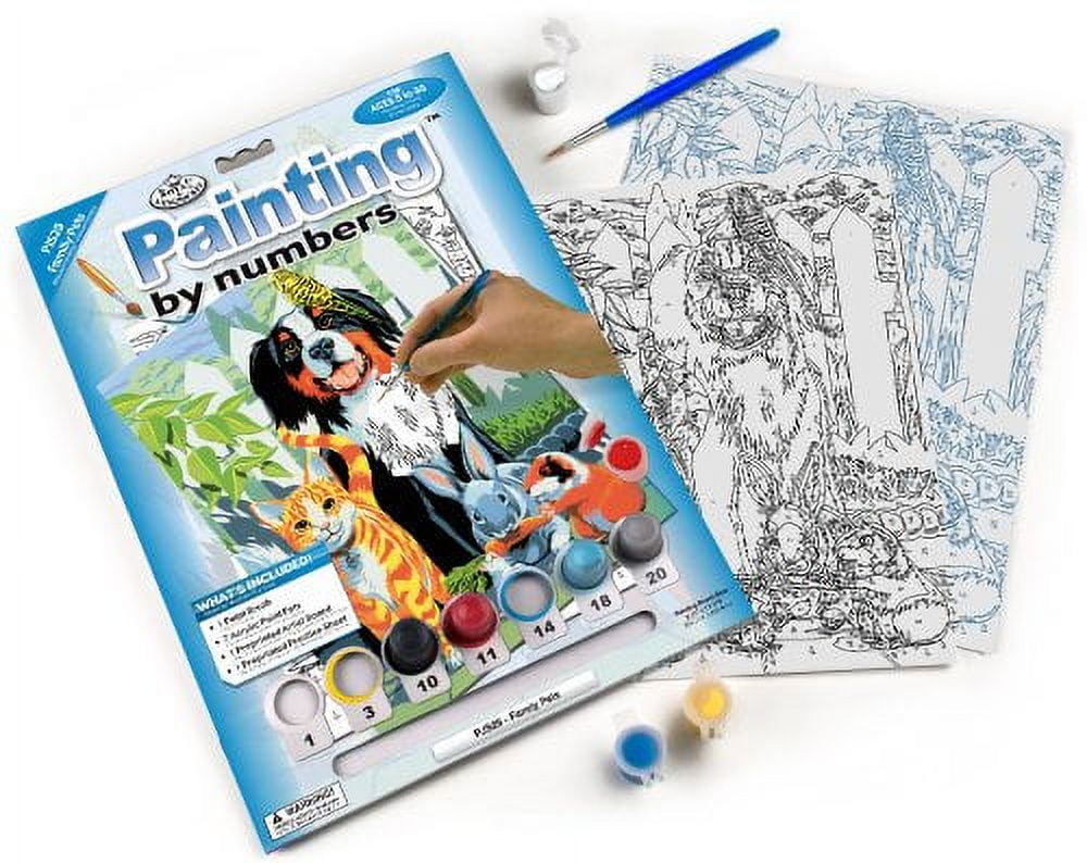 Royal & Langnickel(R) Small Paint By Number Kit 8.75"X11.75"-Family ...
