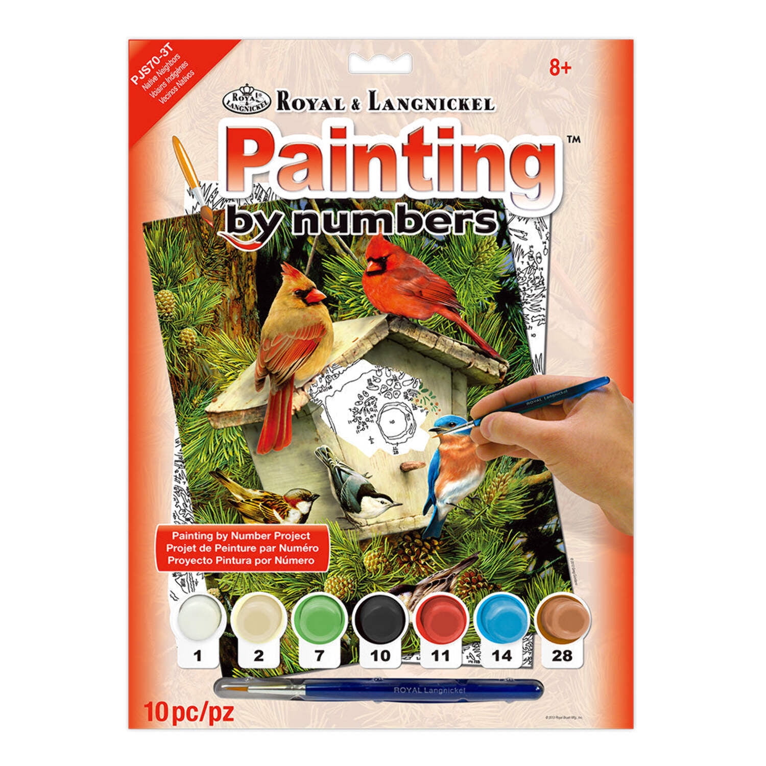 Royal & Langnickel Small Paint By Number Kit 8.75"X11.75"-Native ...