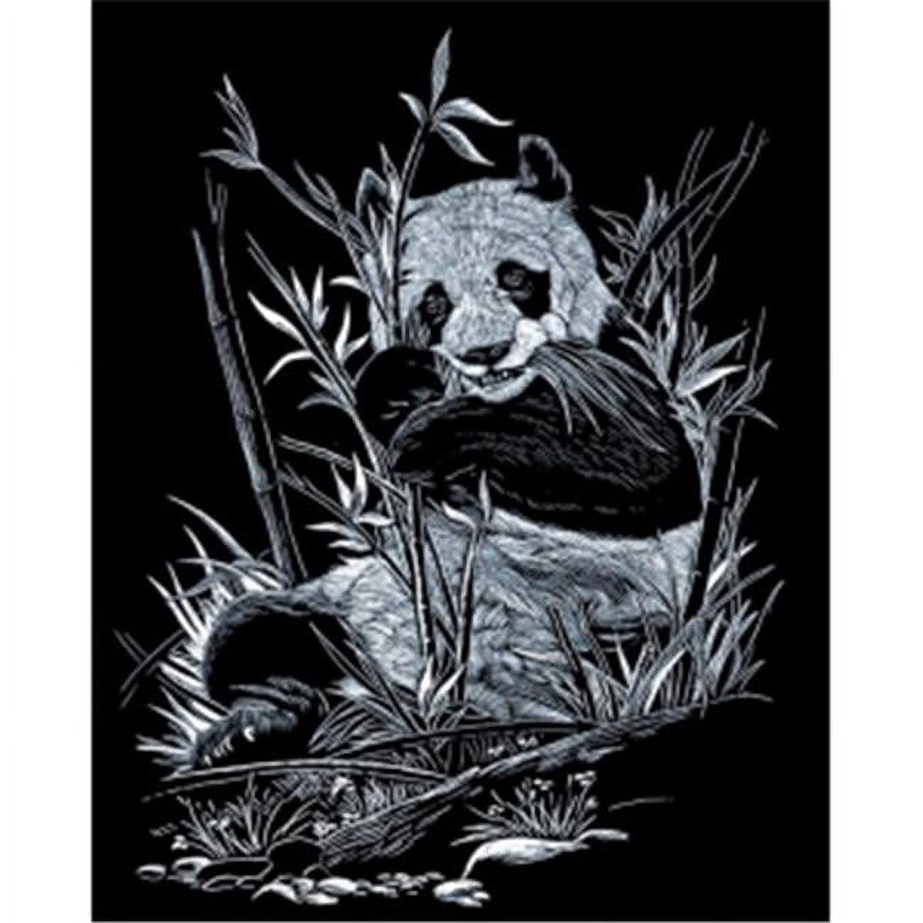 Royal & Langnickel SILF12 Engraving Art Set - Silver Foil Panda ...