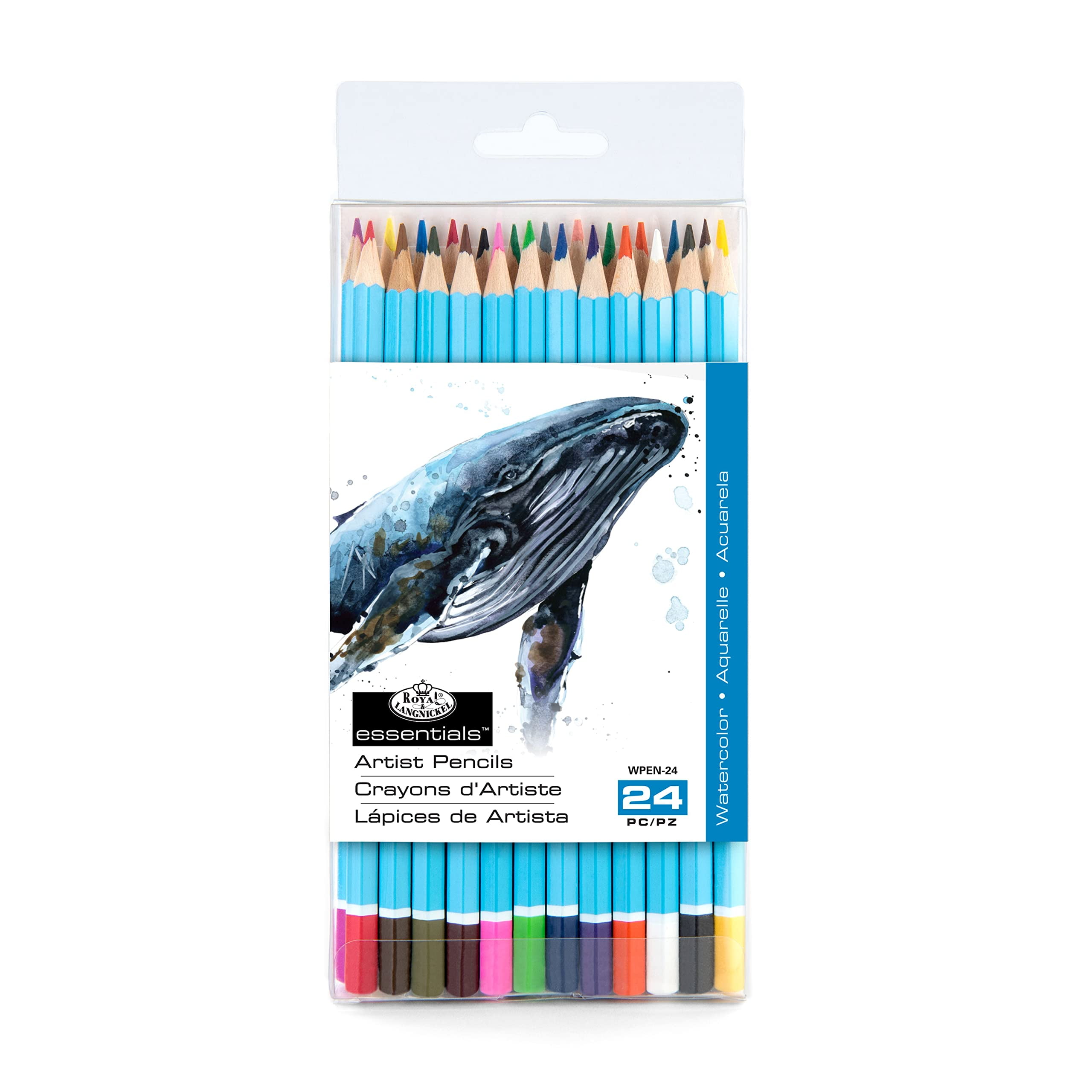 Royal & Langnickel Watercolor Pencil Set, 24-Piece C51 - Walmart.com