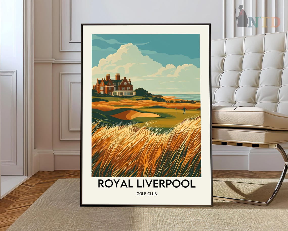 Royal Liverpool Golf Course Poster, Royal Liverpool Golf Courseroyal ...