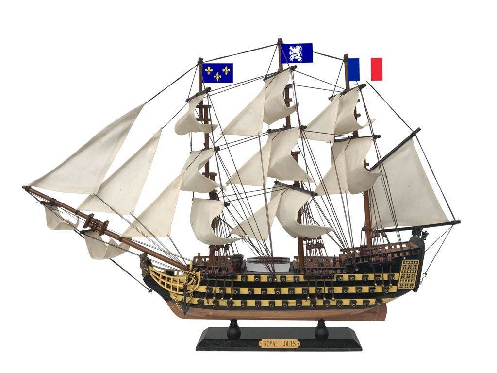 Handcrafted Nautical Decor Royal Louis Wooden Tall Ship Model 24 ...
