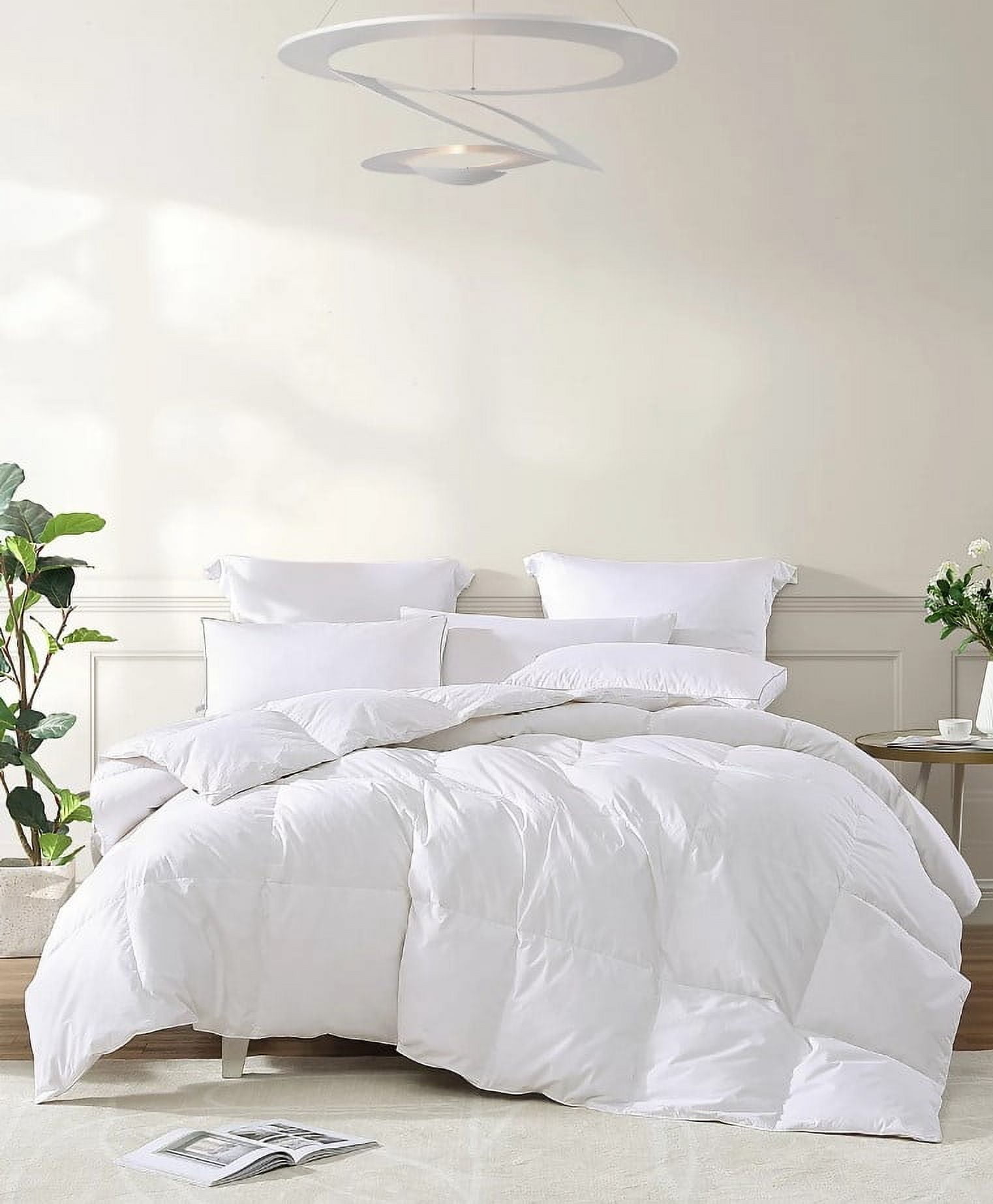 Royal Luxe All Season Warmth White Goose Feather and Down Fiber ...