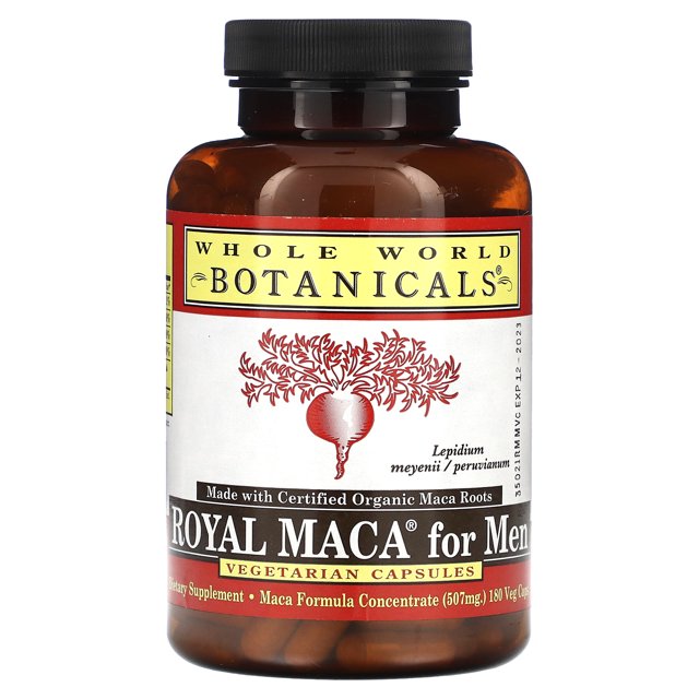Royal Maca® Peruvian Root Supplement for Men - Vegetarian Capsules with ...