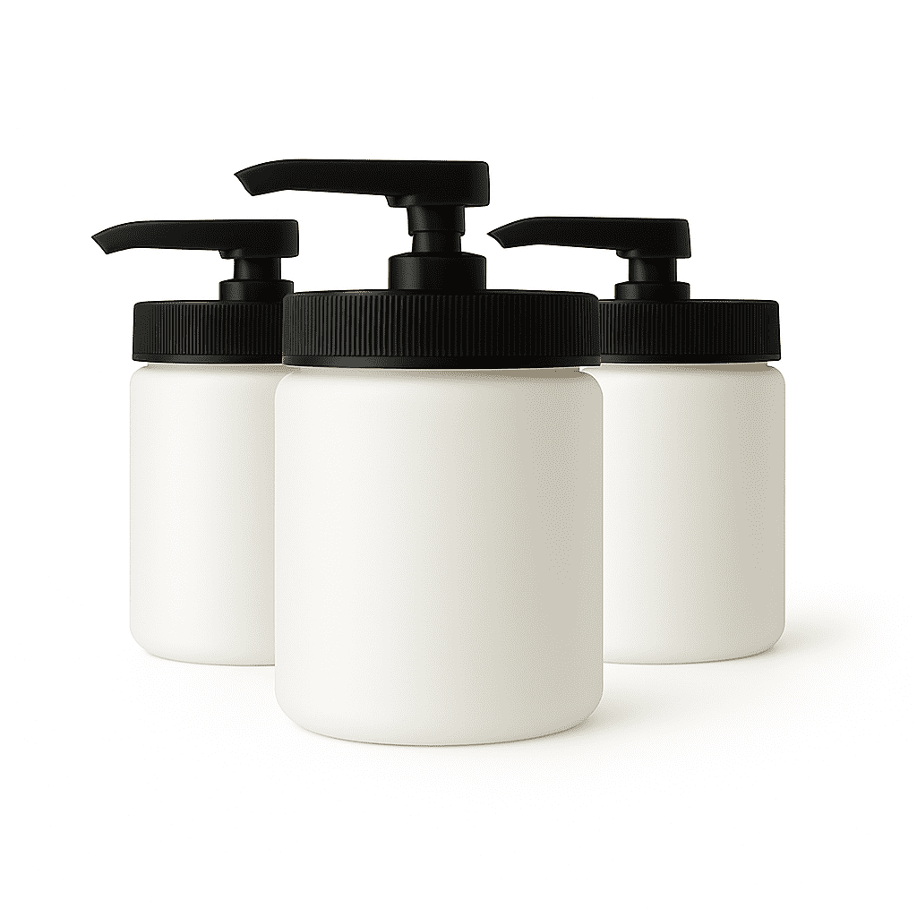 Royal Massage 16oz Massage Oil/Lotion/Cream Pump Jar with Locking Twist ...