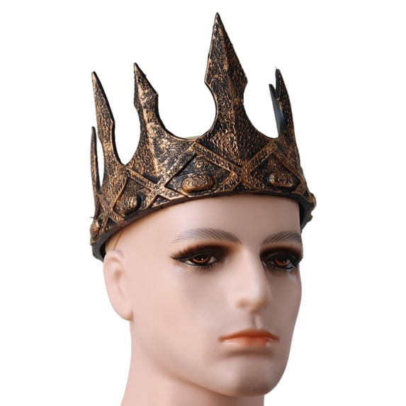 Royal Medieval King Crowns Adjustable Strap Crowns Tiaras Hairband ...