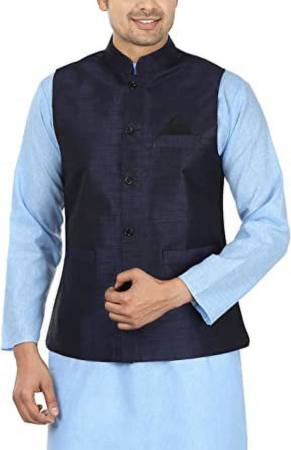 Royal Men's Blue Silk blend Jacket - Walmart.com